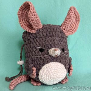 Rat Chalk Bag Crochet Amigurumi Pattern - Etsy
