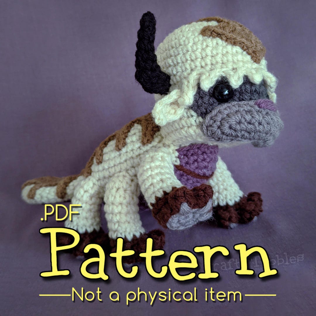 Flying Bison Crochet Amigurumi Pattern - Etsy