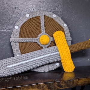 Sword and Shield Crochet Pattern - Etsy
