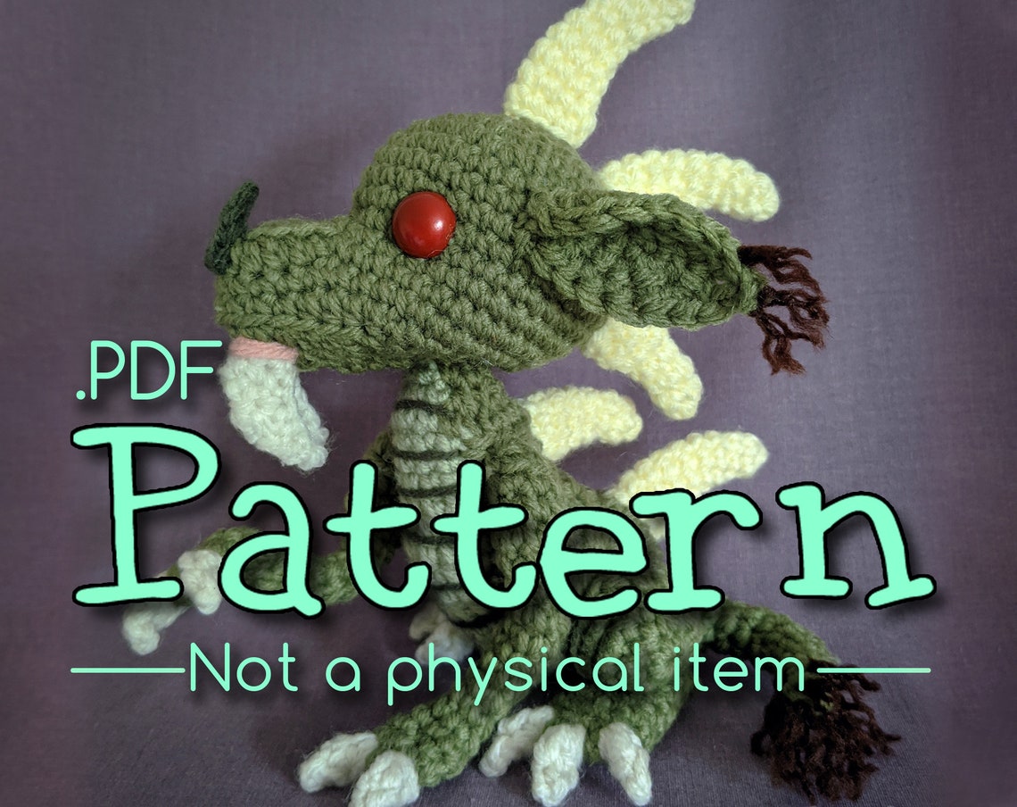 Chupacabra Crochet Amigurumi Pattern - Etsy Canada