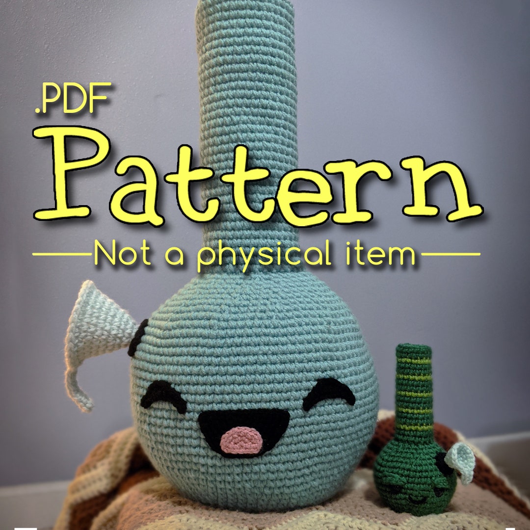 Giant Bong Crochet Amigurumi Pattern - Etsy