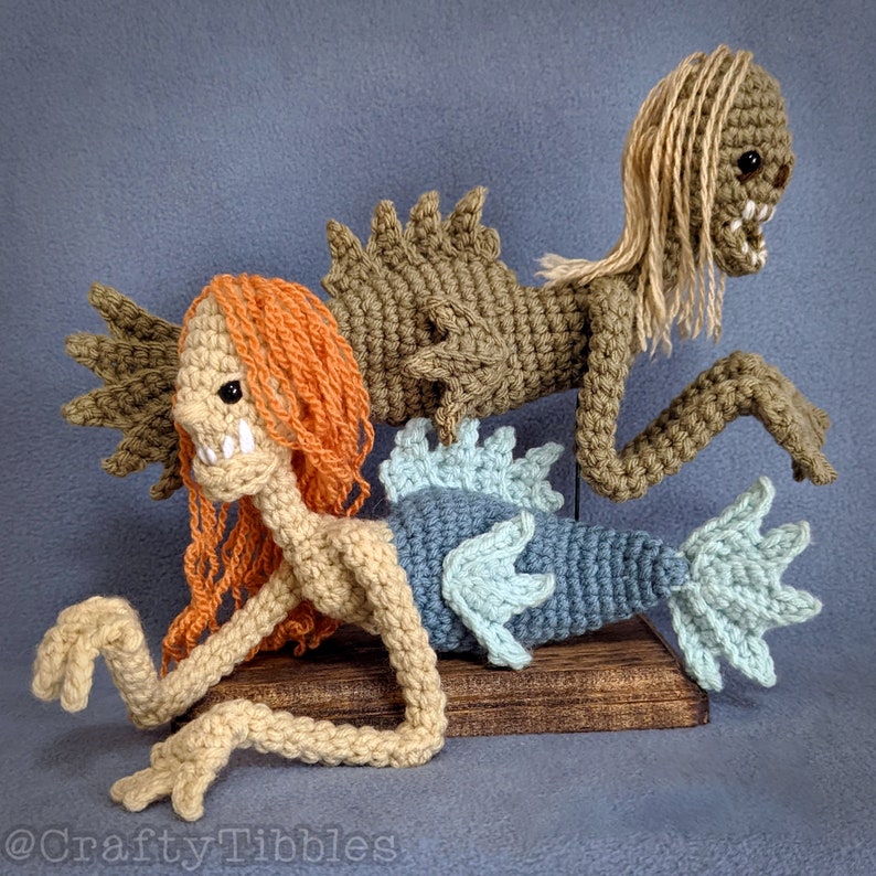 Fiji Mermaid Crochet Amigurumi Pattern - Etsy