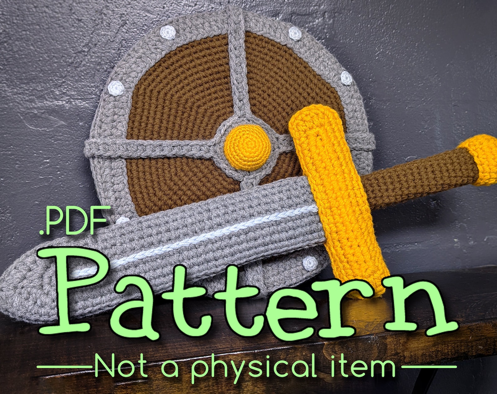 Sword and Shield Crochet Pattern | Etsy