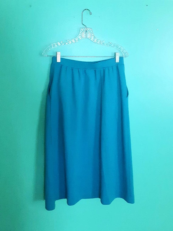 1970s 1980s Vintage Cerulean Turquoise Blue Devon Ela… - Gem