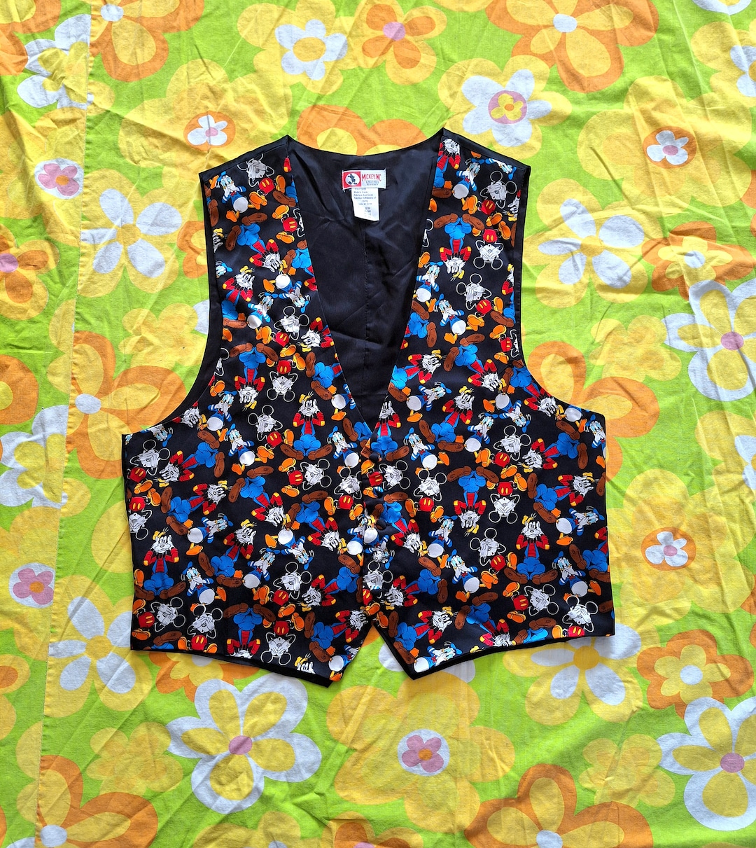 1990s Vintage Disney Mickey Mouse Donald Duck Goofy Hear See Speak No ...