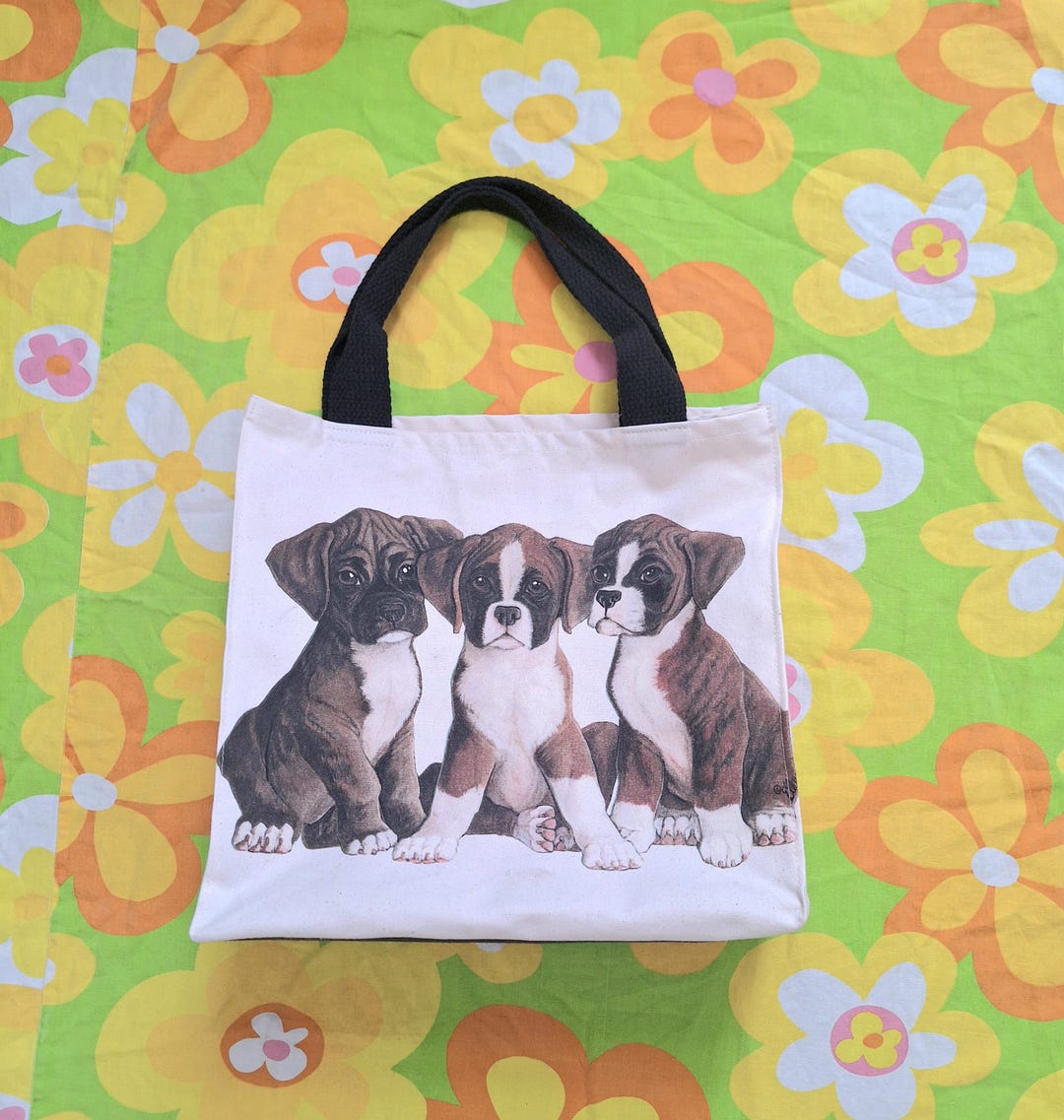 Y2K 2000s Vintage American Boxer Puppies Cute Kitsch Leslie Anderson ...