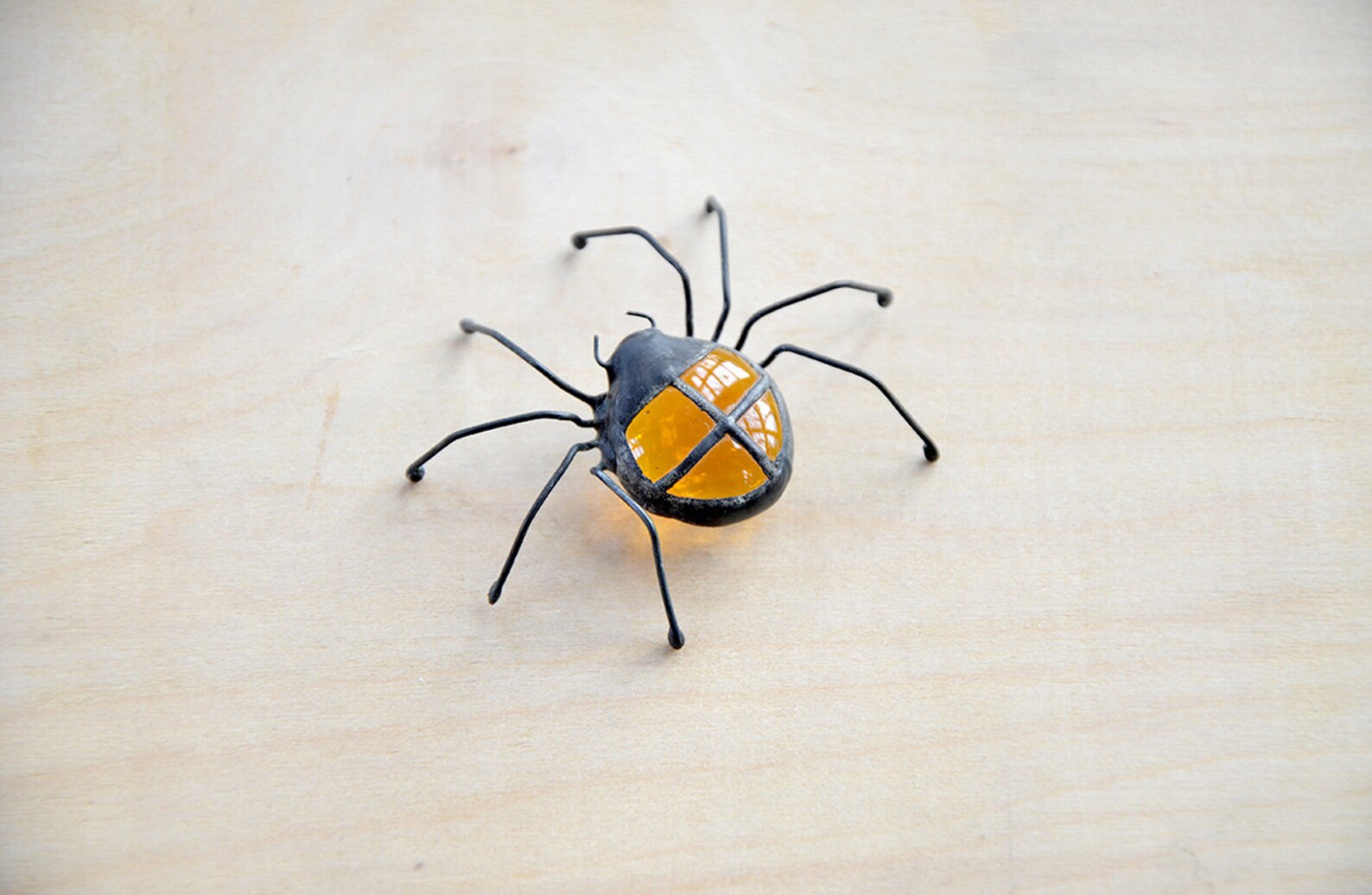 SMALL Tarantula Spider Stained Glass Bug Beetle Suncatcher - Etsy