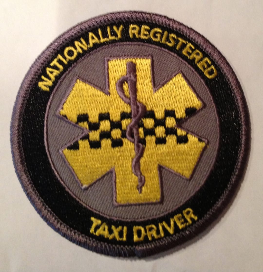Nationally Registered Taxi Driver Ems/paramedic Patch - Etsy