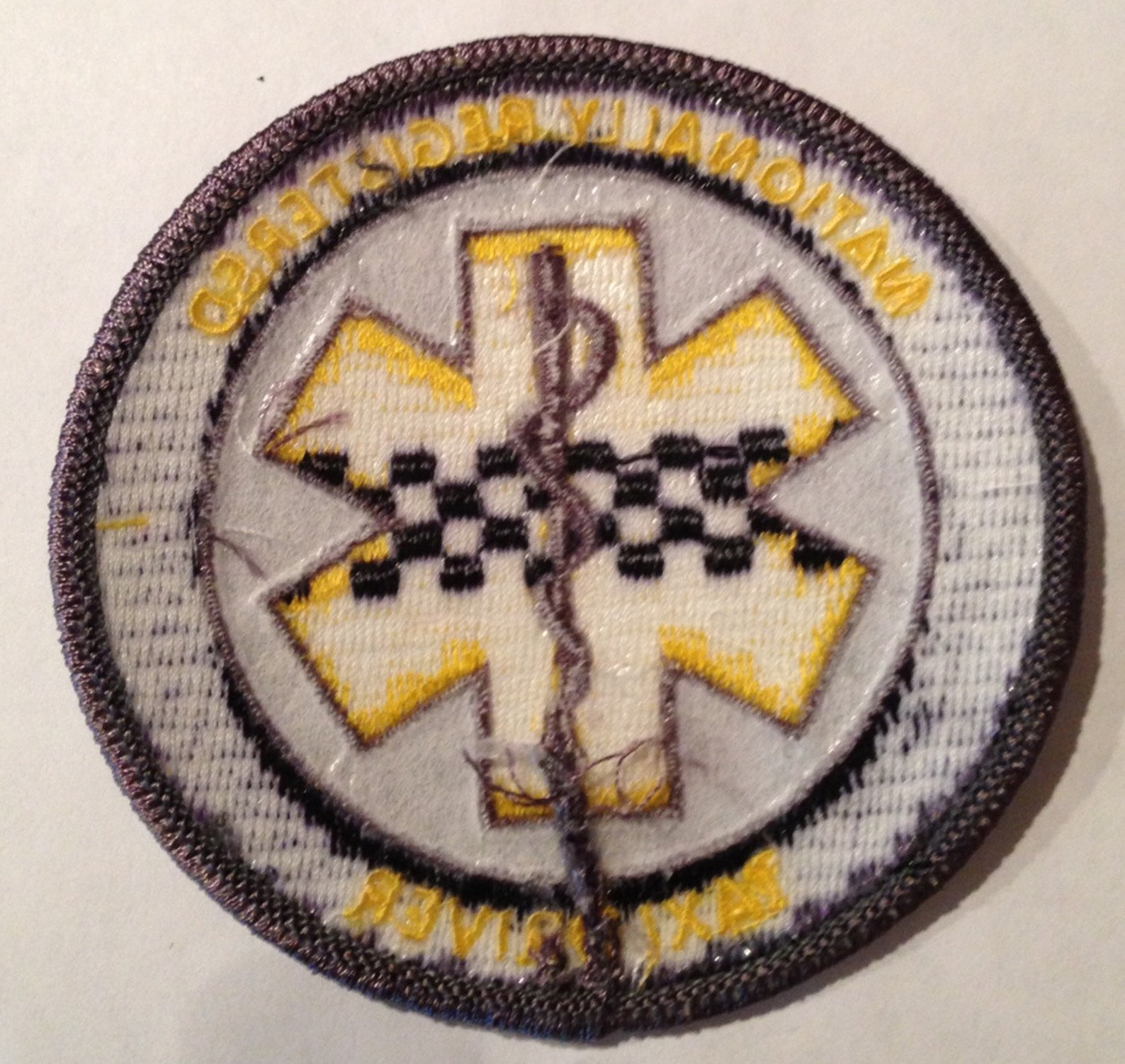Nationally Registered Taxi Driver Ems/paramedic Patch - Etsy
