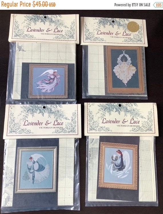 Patterns On Sale Lavender & Lace Victorian Designs Angel of Spring Lot ...