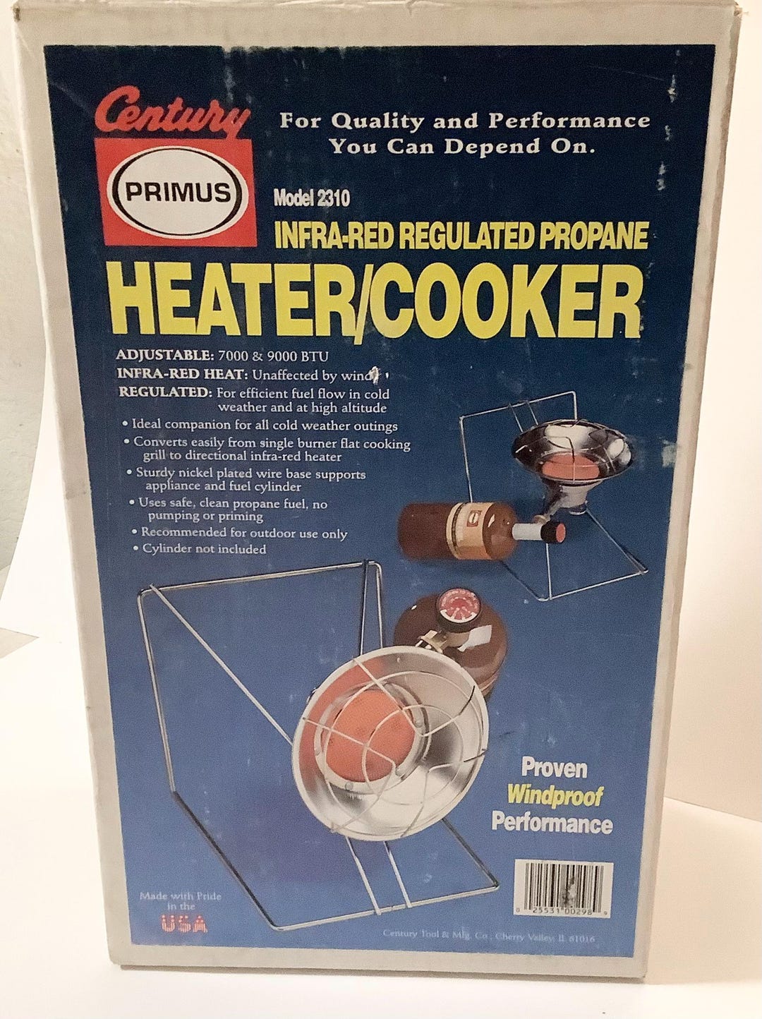 Vintage and NEW - Century Primus Infra-red Regulated Propane - Heater ...