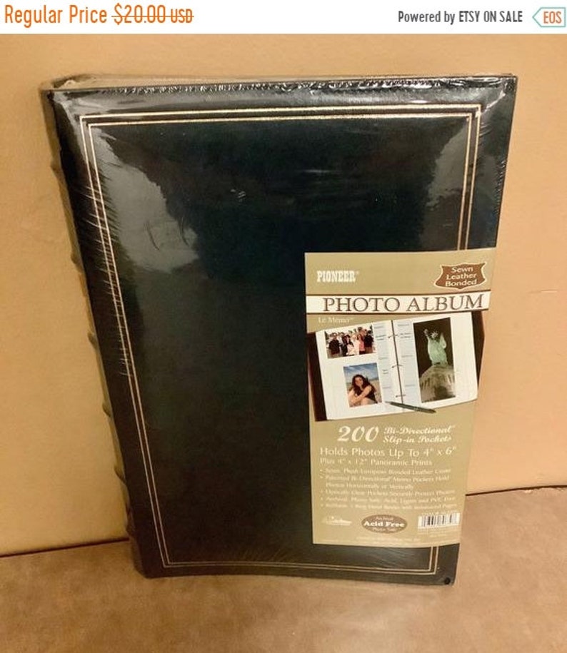 Pioneer Le Memo Bi-directional Photo Albums Navy Blue Bonded - Etsy