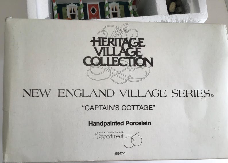 Department 56 - Captain's Cottage #59471 - New England Christmas ...