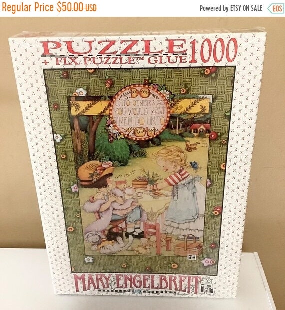 On Sale Mary Engelbreit the Golden Rule Jigsaw Puzzle | Etsy