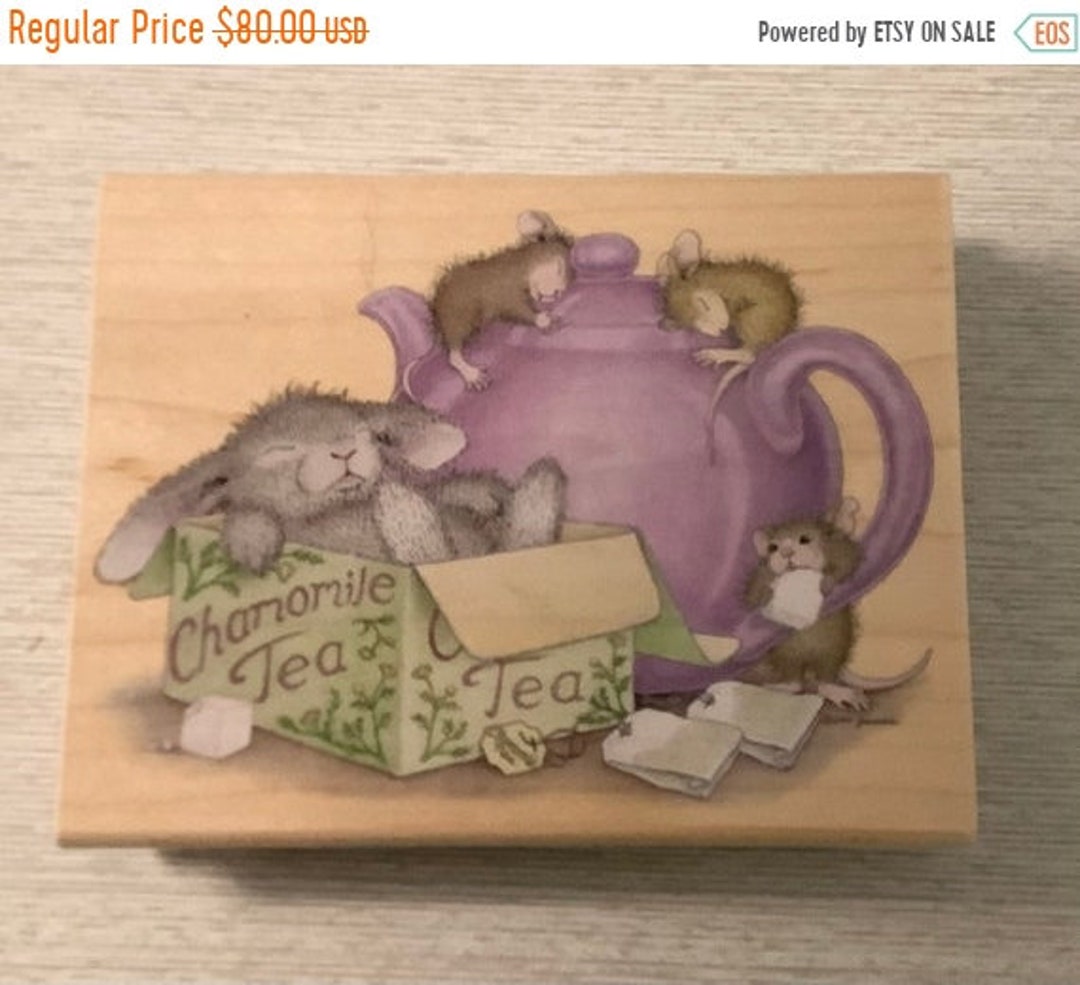House Mouse Designs Rubber Block Stamp - Chamomile Tea - Stampabilities ...
