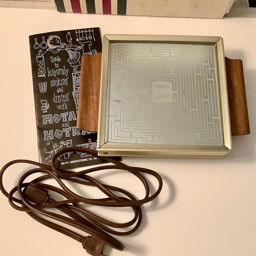 Vintage Salton Hot Tray hotray Food Warmer Hot Plate H-100 in Original ...