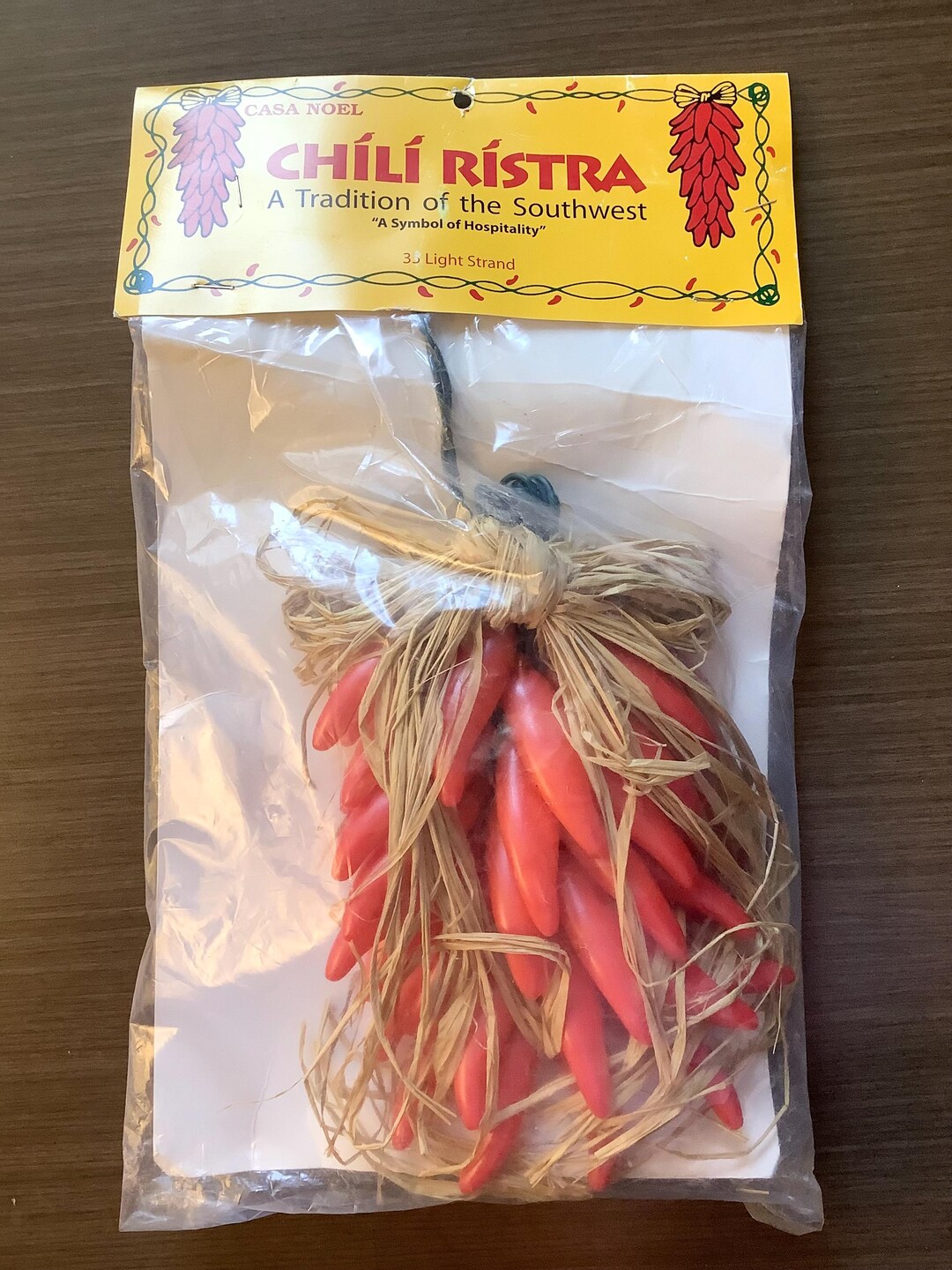 Casa Noel. - Chili Ristra - 3 Light Strand Chili Peppers - Symbol of ...