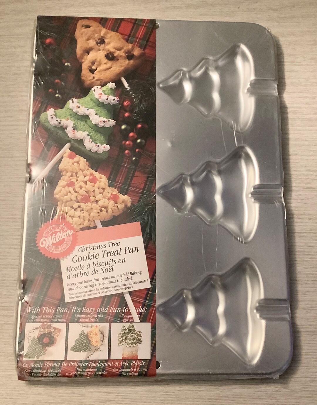 Wilton Christmas Tree Cookie Treat Pan Makes 6 Vintage - Etsy