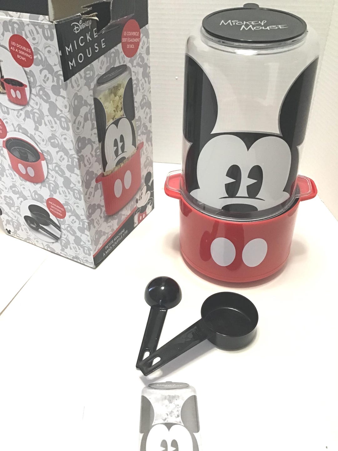 Disney Mickey Mouse - Mini Stir Popcorn Popper - Serving Bowl DCM-60CN ...