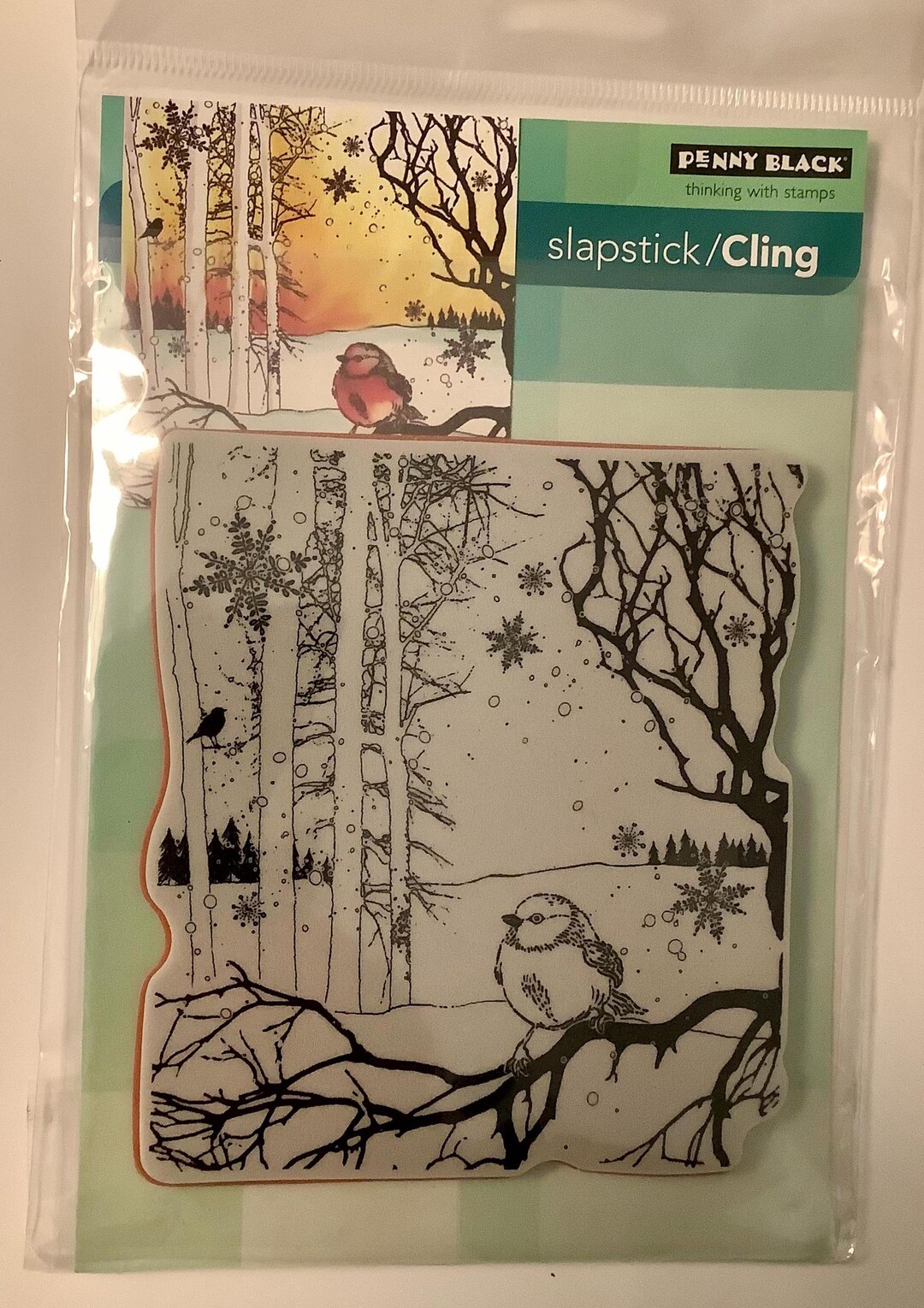 Winter Song Penny Black Slapstick Cling Stamp NEW 2014 - Etsy