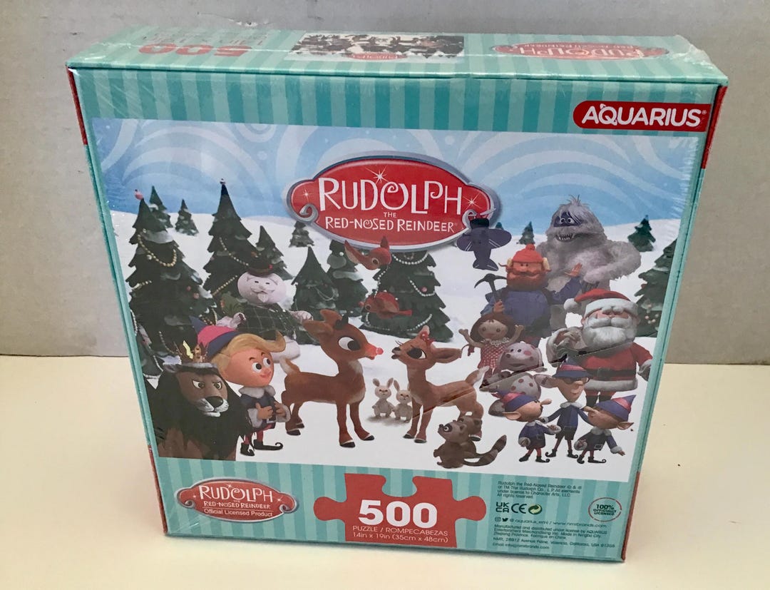 Rudolph the Red-nosed Reindeer - 500 Piece Jigsaw Puzzle - Aquarius ...