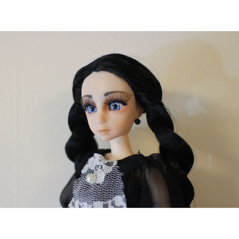 Custom Wednesday Addams Repaint Dollooak - Etsy