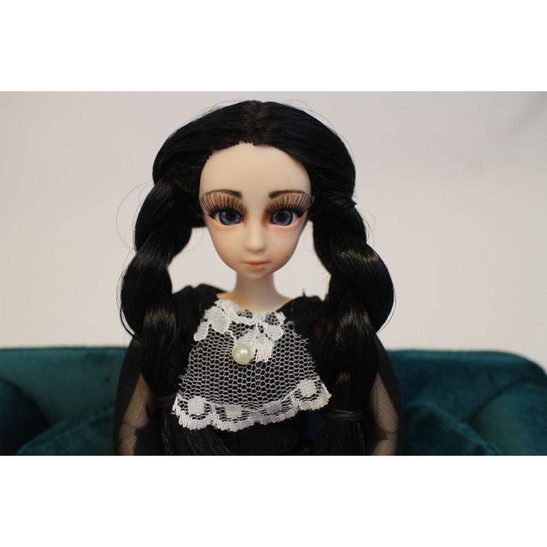 Custom Wednesday Addams Repaint Dollooak - Etsy