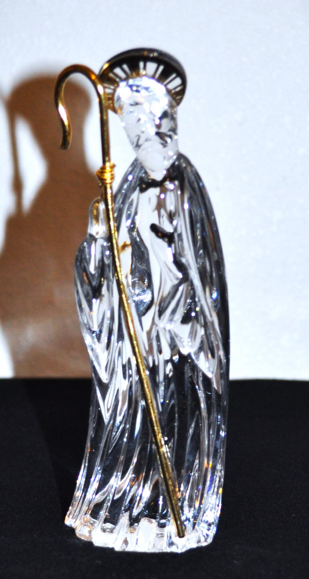 Gorham Crystal Nativity Joseph With Gold 24k Trim Germany 7" - Etsy
