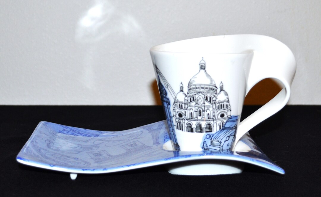 Villeroy Boch New Wave Cup and Saucer Caffé Cities of the World Berlin ...