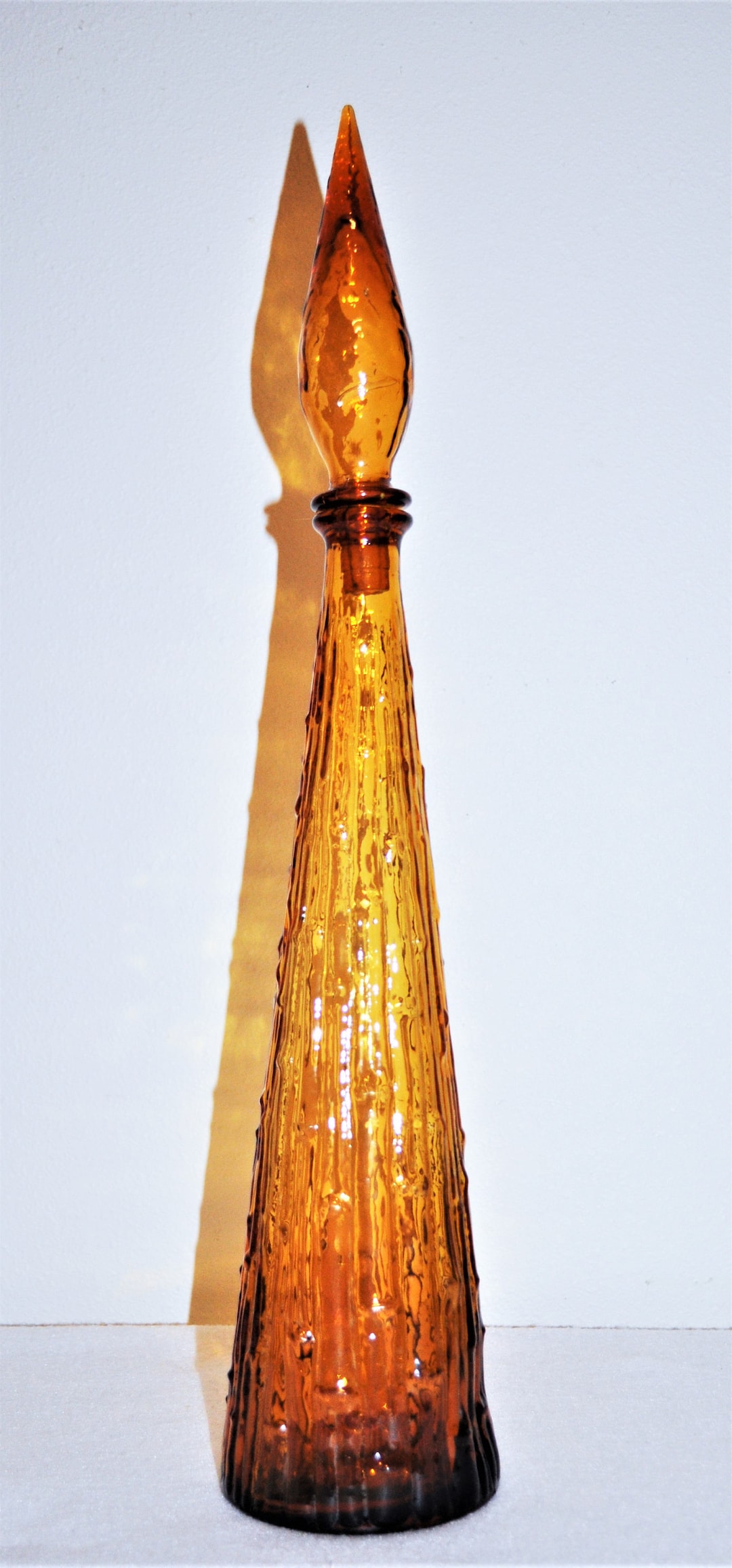 Vintage Mid Century Modern MCM Guildcraft Empoli Italy Amber Wax Drip ...