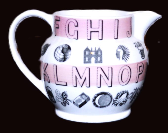 Wedgwood England Eric Ravilious Alphabet ABC Creamer Jug 4" - Etsy