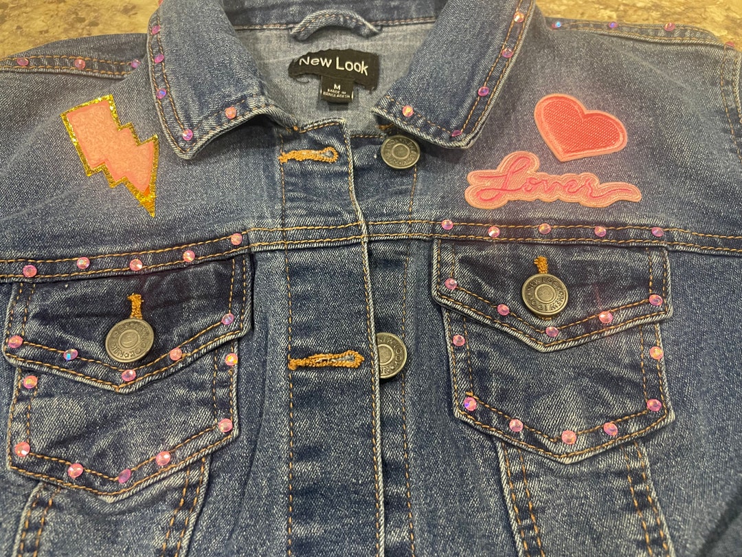 Lover Swiftie Custom Jean Jacket - Etsy