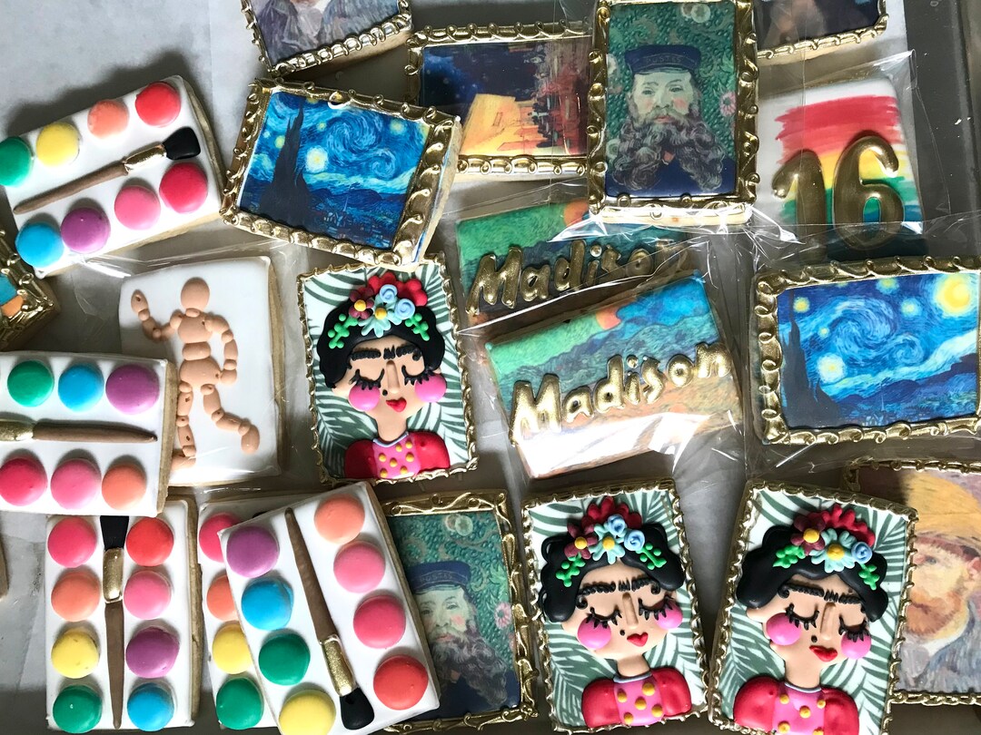 Frida Cookies Art Cookies Picasso Cookies Art Themed - Etsy
