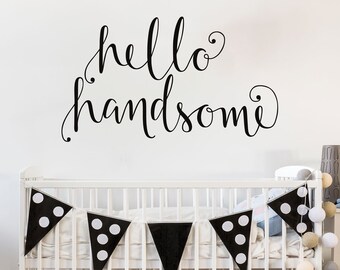 Hello There Handsome Stencil Good Morning Gorgeous Stencil - Etsy
