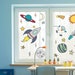 Hand Drawn Space Window Stickersspace Window Decals | Etsy