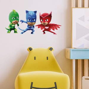 PJ Masks Team Wall Sticker, PJ Masks Wall Sticker, PJ Masks Wall Decal ...
