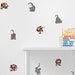 Elmer and Elephants Stickaround Wall Sticker Pack, Elmer the Patchwork ...