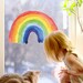 Watercolour Rainbow Window Sticker Rainbow Window Decal | Etsy