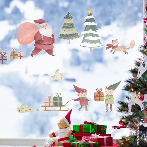 Nativity Window Stickers Christmas Window Stickers Nativity - Etsy UK