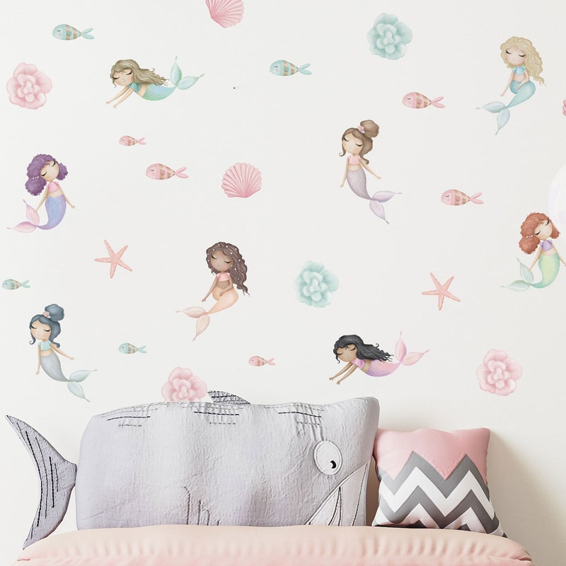 Cute Girly Wall Stickers - Etsy UK