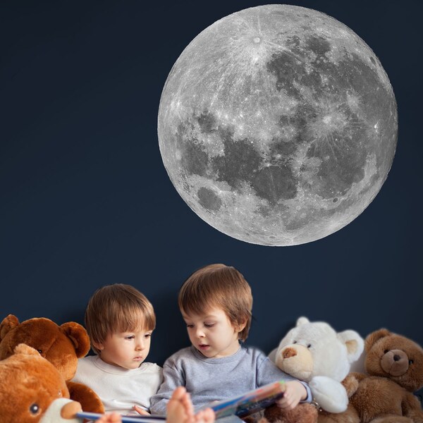 Moon Wall Decal - Etsy
