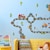 Personalised Hello Elmer Wall Sticker, Elmer the Patchwork Elephant ...