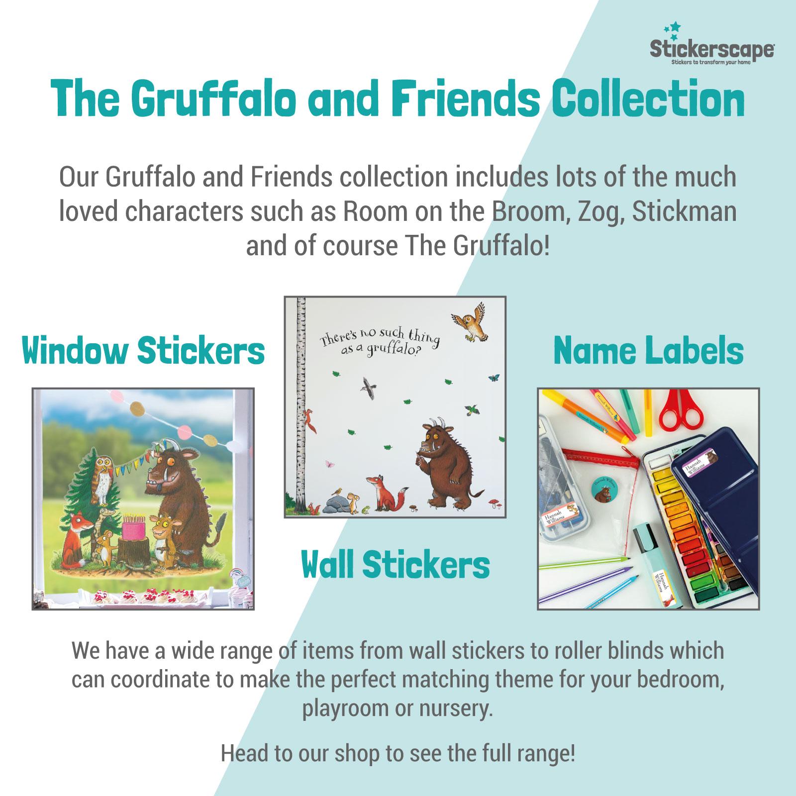 The Gruffalo’s Child Christmas Window Stickers – Reusable Decorations ...
