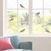Bird Window Stickers Bird Window Decoration Spring Window - Etsy UK