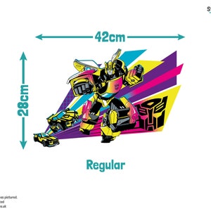 Halftone Bumblebee Wall Sticker, Transformers Wall Sticker ...