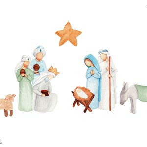 Nativity Window Stickers, Christmas Window Stickers, Nativity Window ...