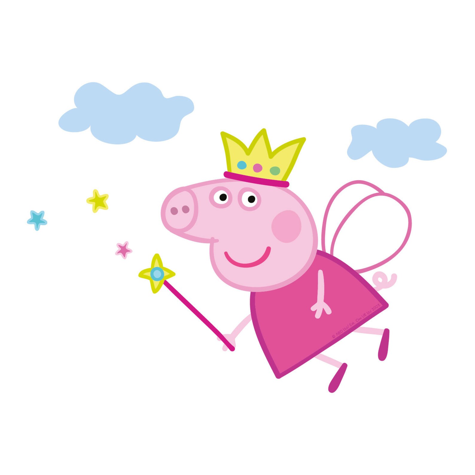 Fairy Peppa Pig Window Sticker, Peppa Pig Window Sticker, Peppa Pig ...