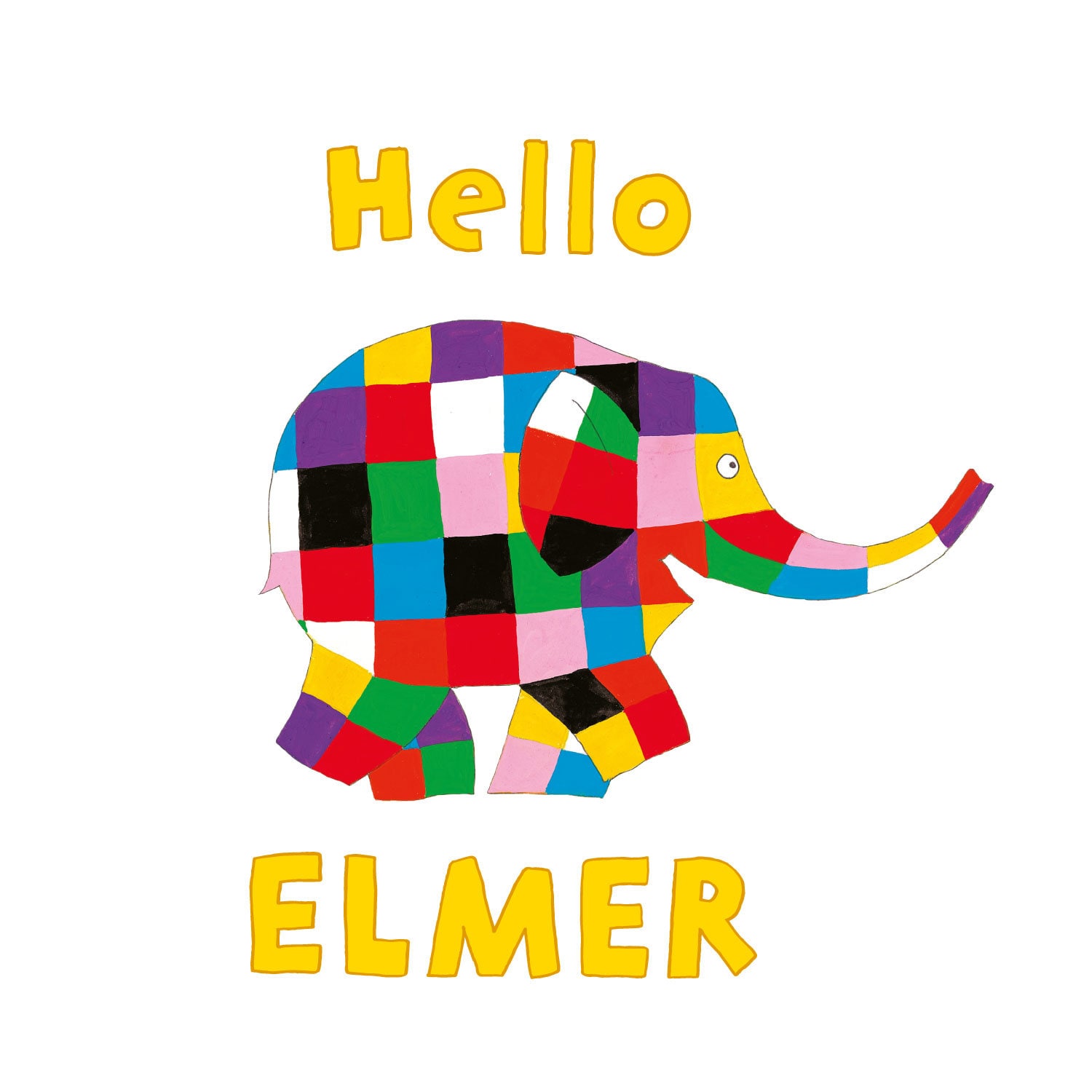 Elmer Elephant Cut Out