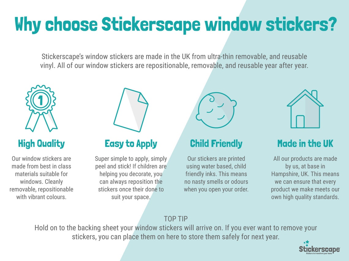 Spring Window Stickers – Daffodils and Duck Easter Window Stickers ...