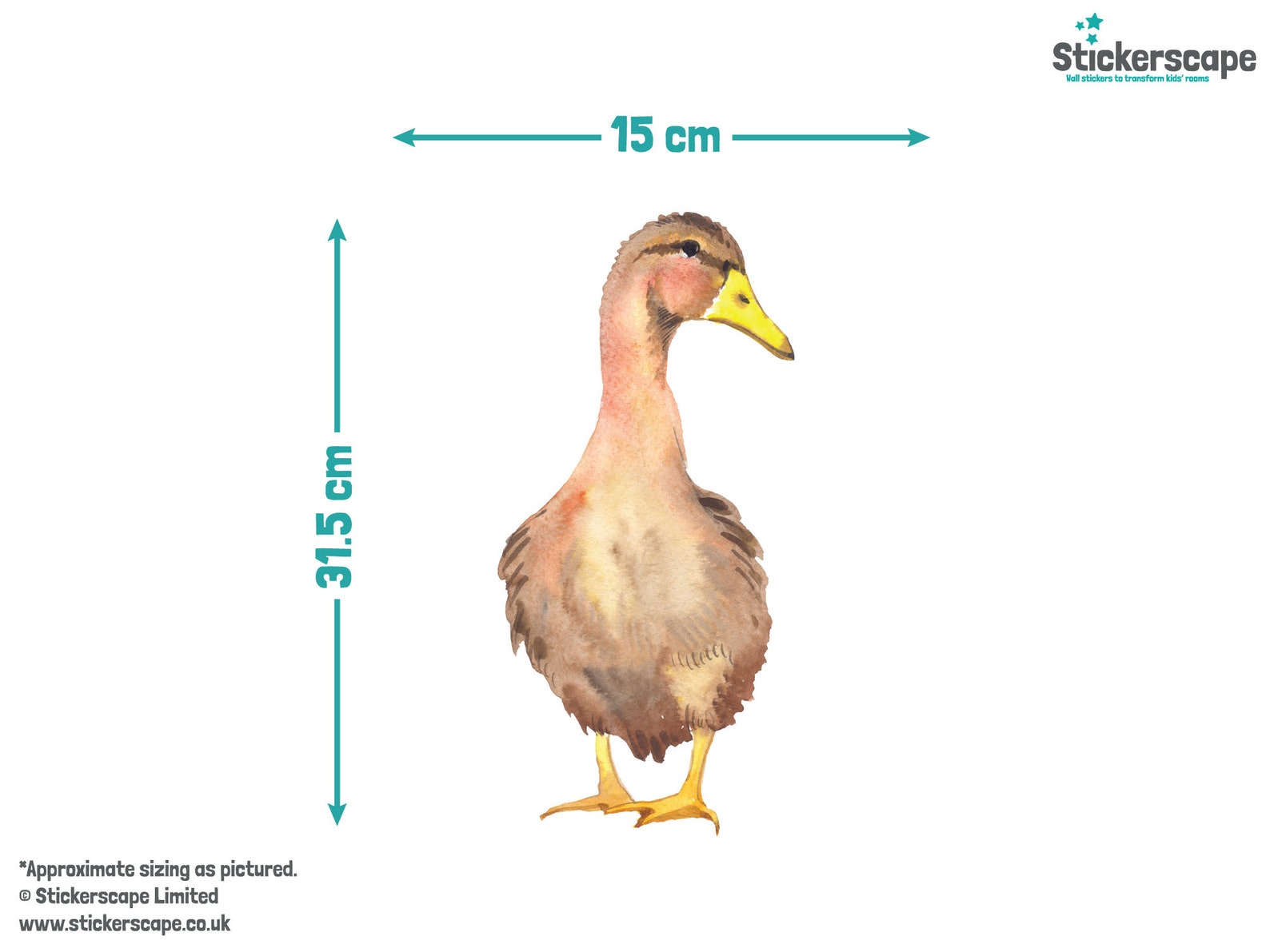 Duck Window Stickers, Duck Window Decal, Spring Duck Window Sticker ...